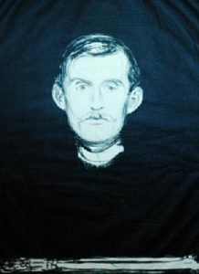 Pelukis Edvard Munch - Skeleton Arm - Lukisan Tulang Rangka Lengan