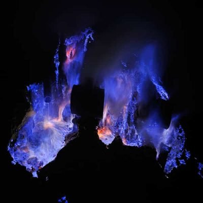 Kawah Ijen - Fenomena Api Biru / Blue Fire - Rute Pendakian Kawah Ijen