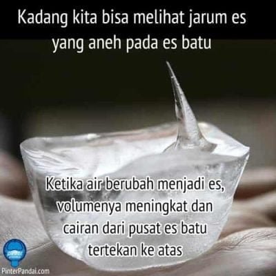 Es Batu - Es formasi alam - PINTERpandai