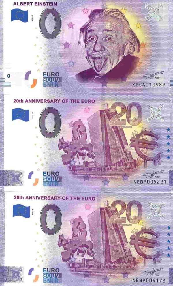 0 Euro | Koleksi Uang Kertas Eropa yang Nilainya meningkat seiring waktu